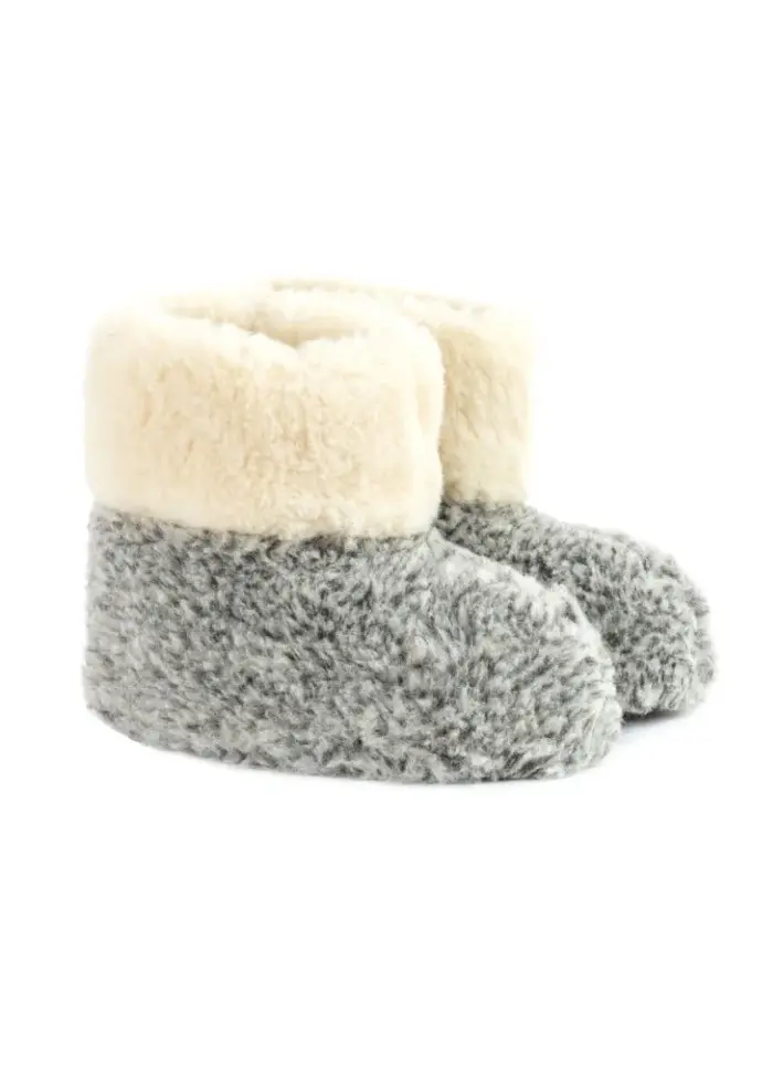 Gros chaussons moelleux et chauds pour femme